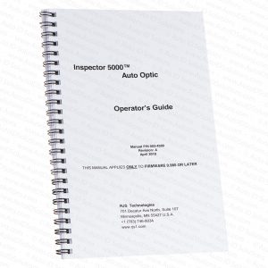 RJS Inspector 5000 Auto Optic (3,6,10,20 Mil Apertures) Portable Linear ...